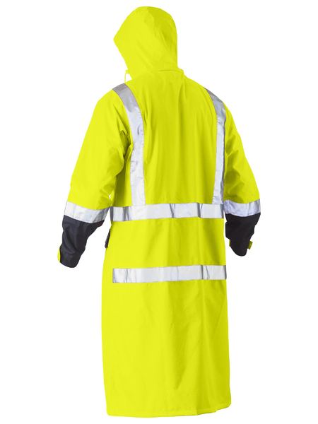 TAPED HI VIS LONG RAIN COAT – AUSTEC GROUP